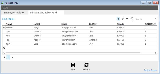 Adding New Records Using Editable Datagrid Screen In Lightswitch 2012